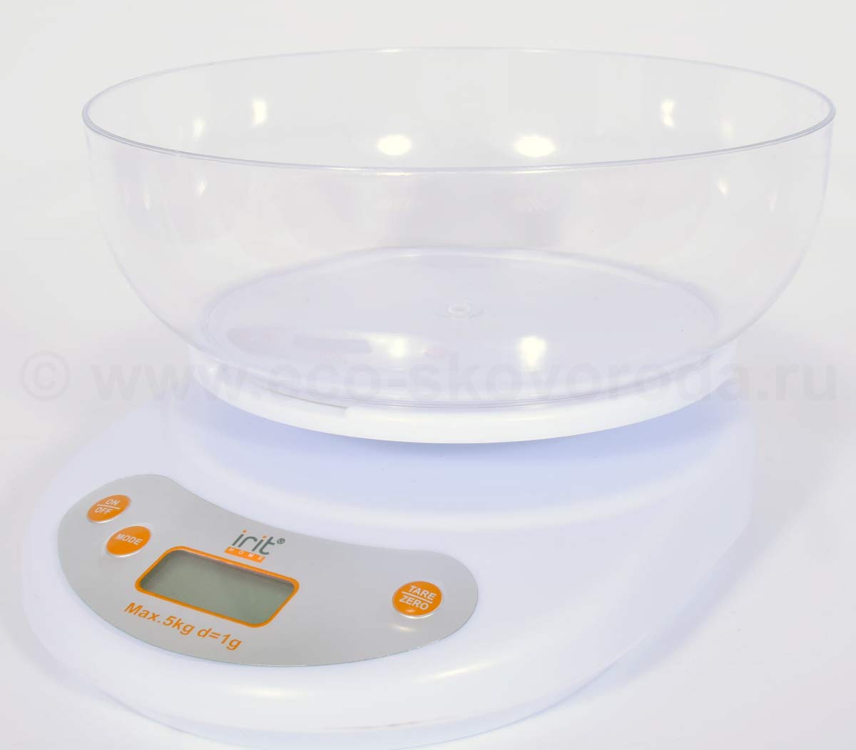 Весы кухонные IRIT белые с чашей IR 7119 (бел) купить по цене 948 р. в интернет-магазине ЭКО ...